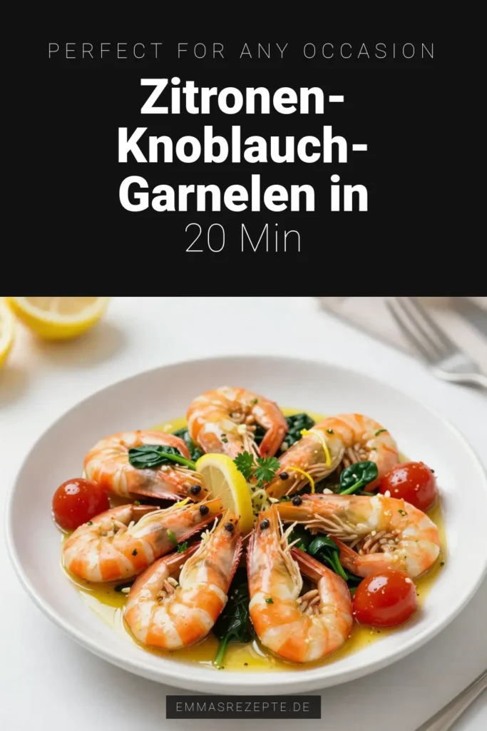 One-Pan Lemon Garlic Shrimp Schnelles und Einfaches Gericht - Emmas Rezepte