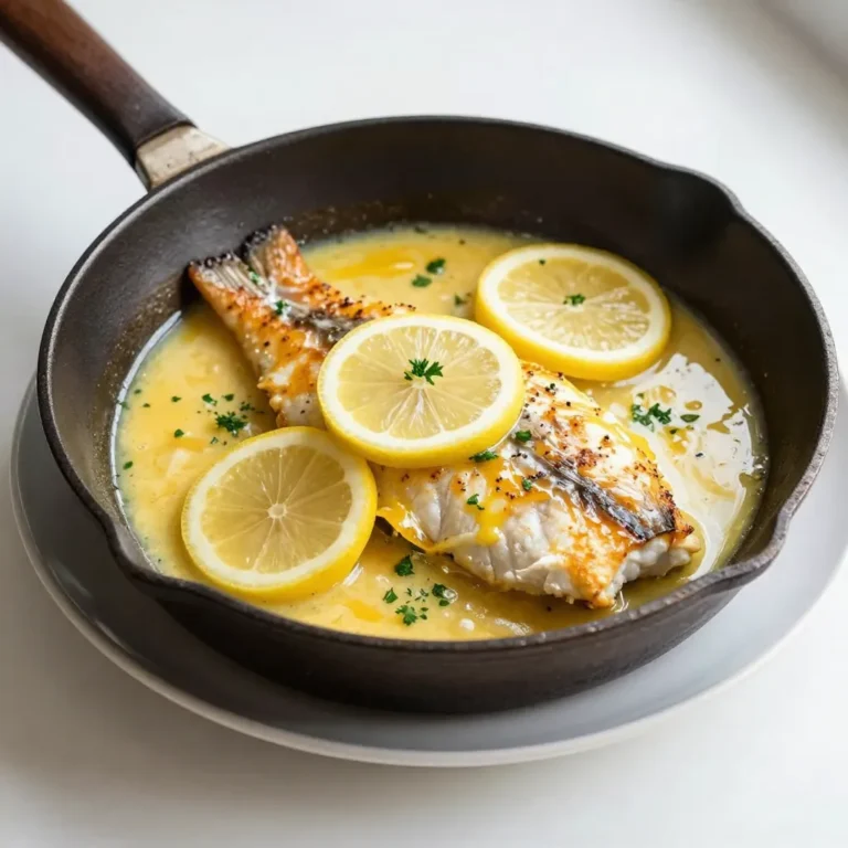 Skillet Lemon Butter Tilapia Einfach und Lecker - Emmas Rezepte
